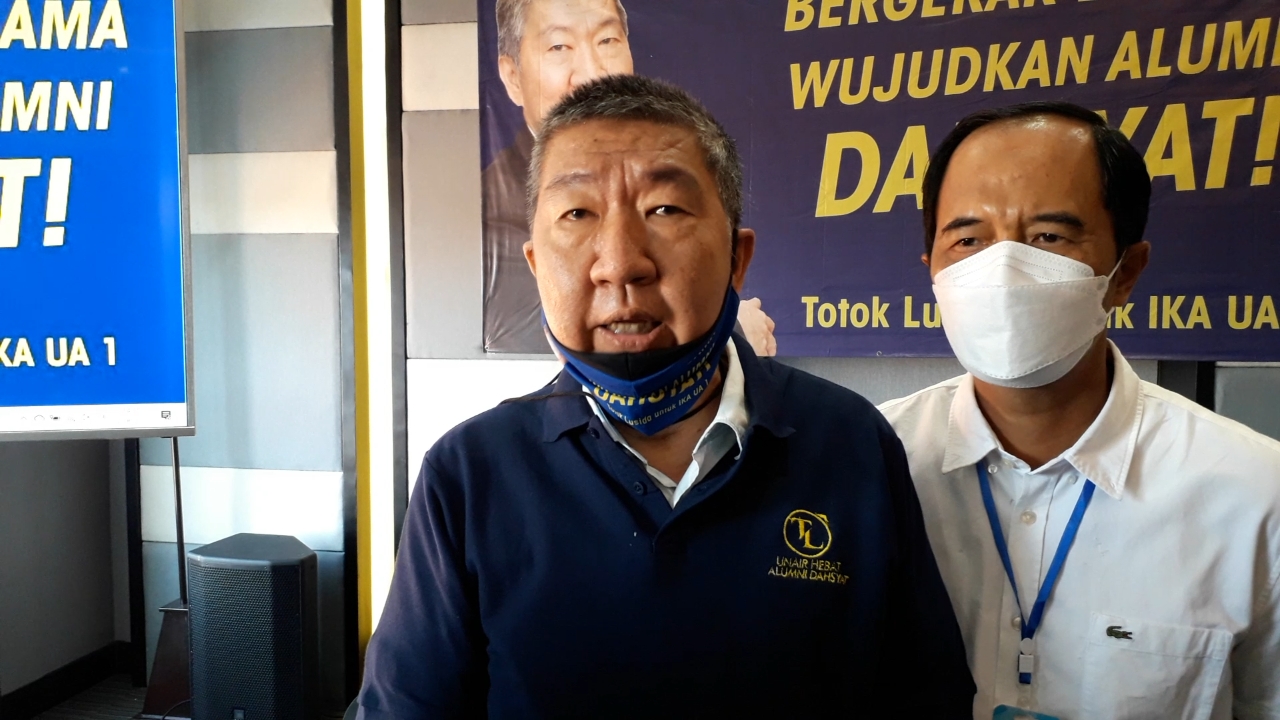 Totok Lusida Deklarasi Ketua IKA UA 2021 - 2025