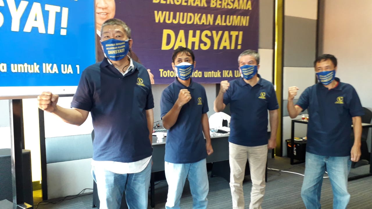 Totok Lusida Deklarasi Ketua IKA UA 2021 - 2025